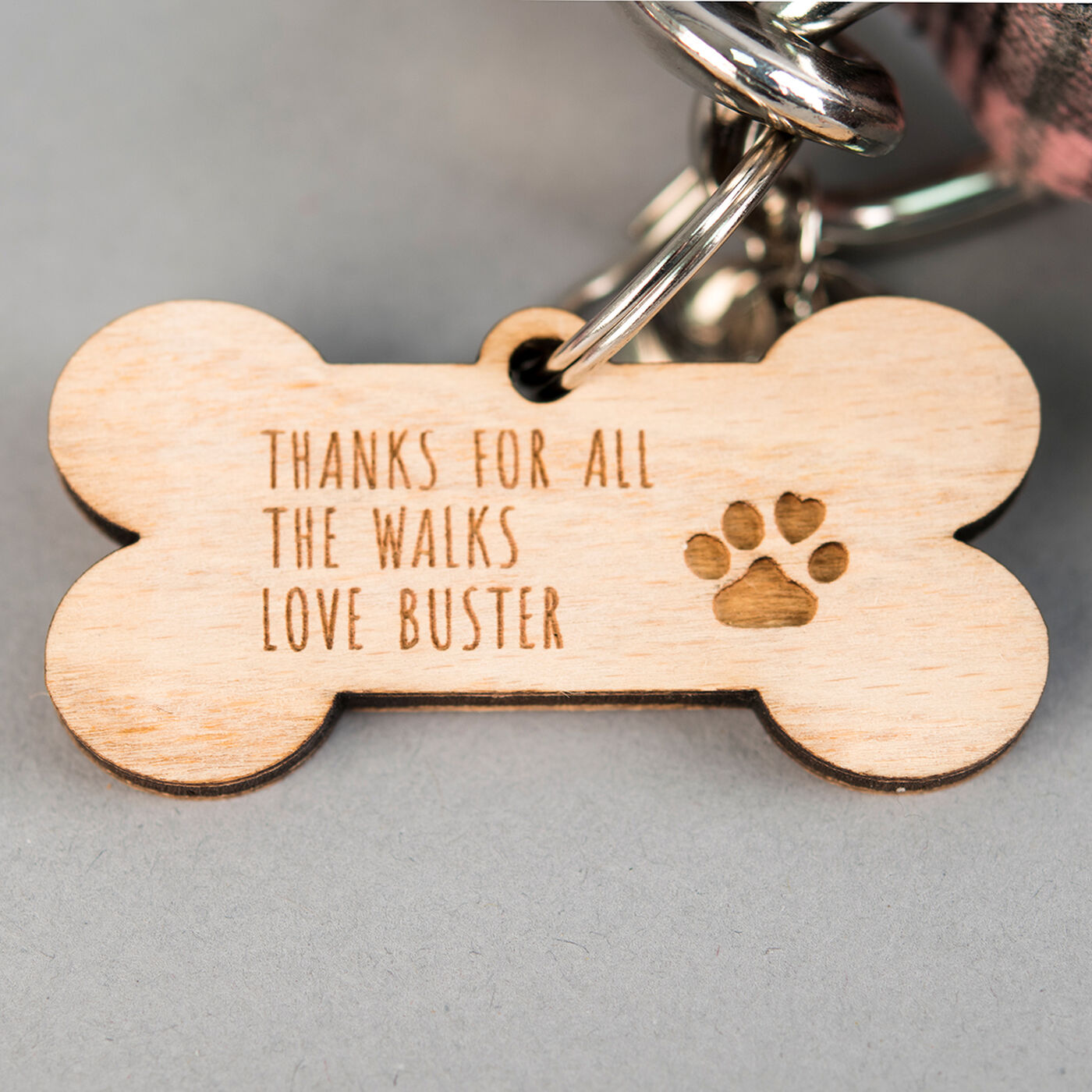 Buy Personalised Wooden Key Ring - Dog Bone for GBP 10.99 | Card Factory UK