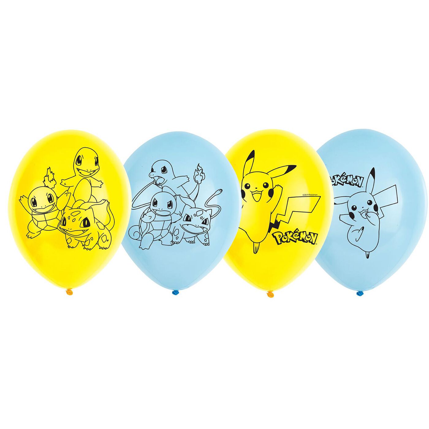 Buy Pokemon Latex Balloons - Pack of 6 for GBP 3.99 | Card Factory UK