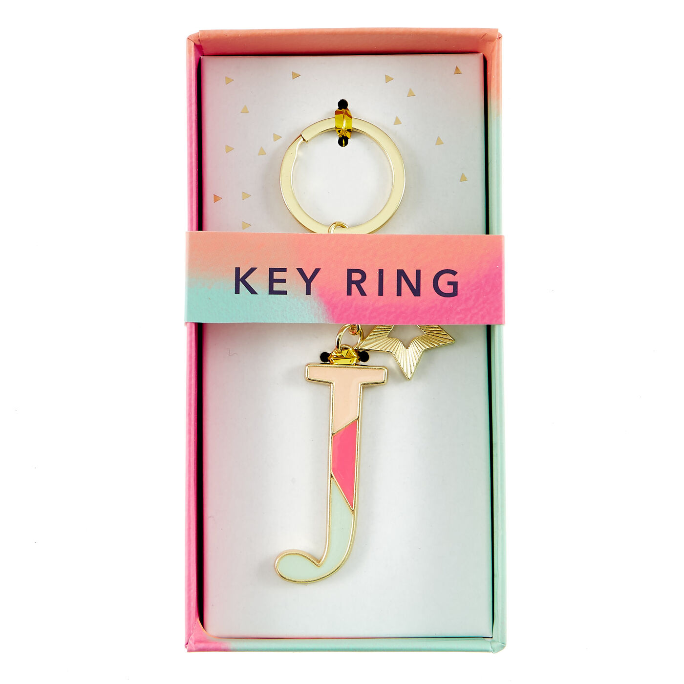 Buy Letter J Alphabet Keyring for GBP 1.99 | Card Factory UK