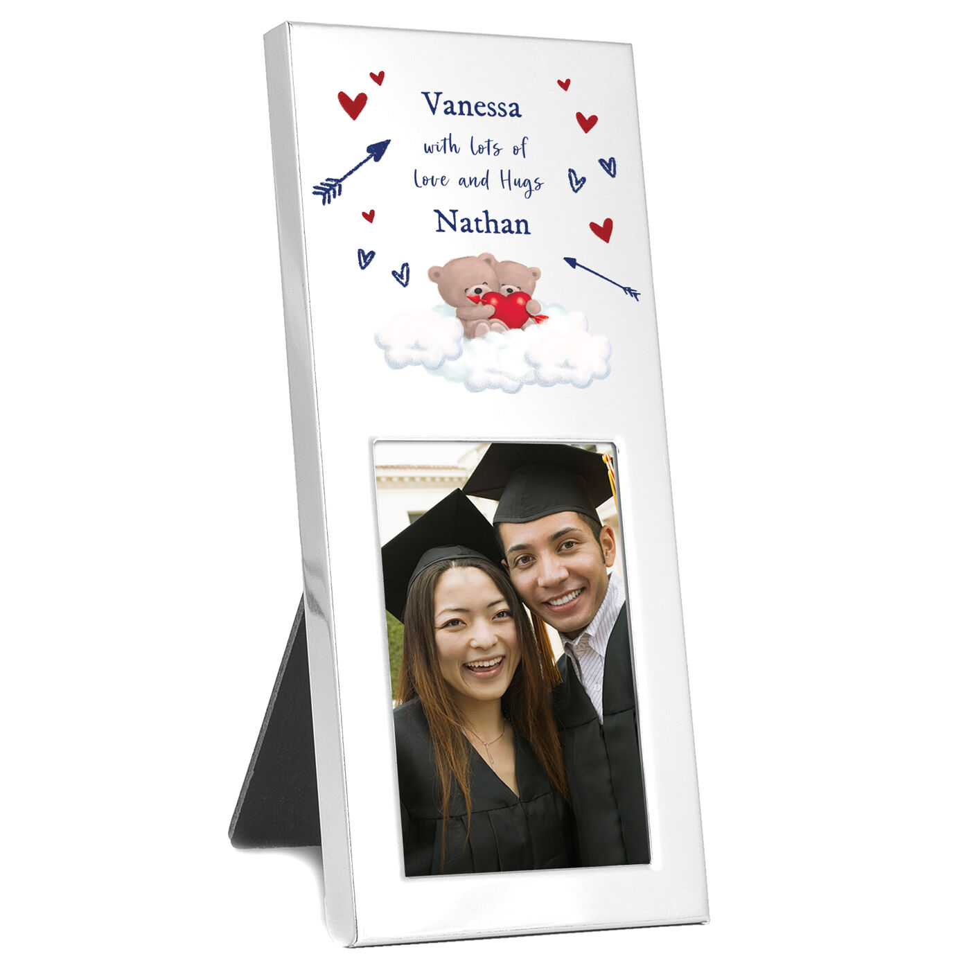 Buy Small Personalised Love & Hugs Photo Frame for GBP 8.99 | Card ...