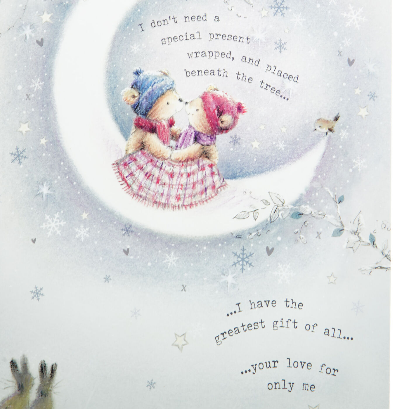 Buy Christmas Card - One I Love, Cute Bears On The Moon for GBP 1.99 ...
