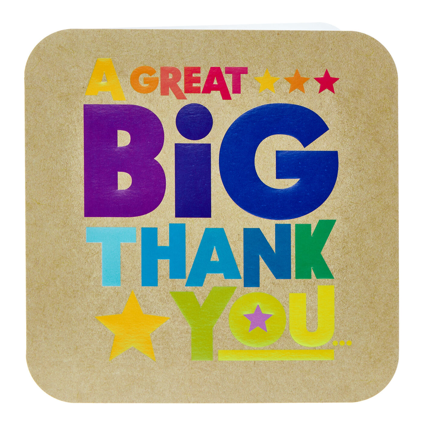 Buy Rainbow Text A Great Big Thank You Teacher Card for GBP 1.49 | Card ...