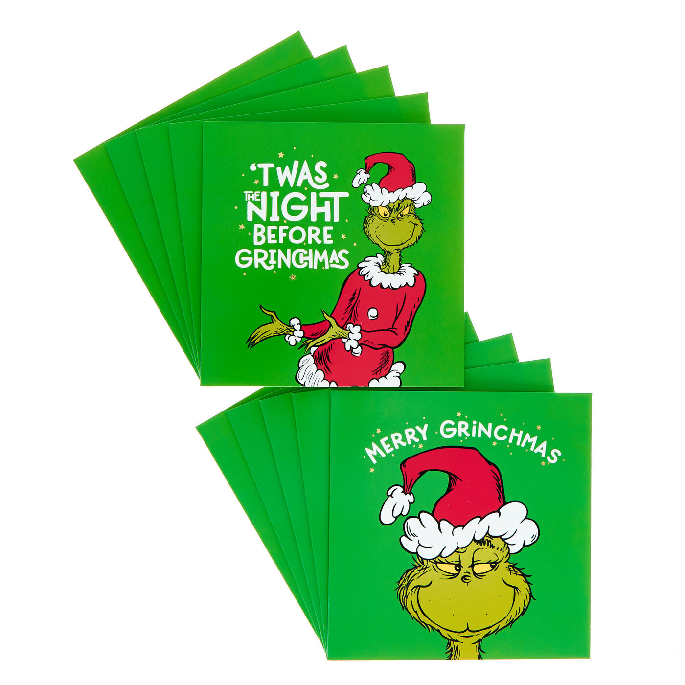 Buy 12 Christmas Cards - The Grinch (2 Designs) for GBP 2.99 | Card ...