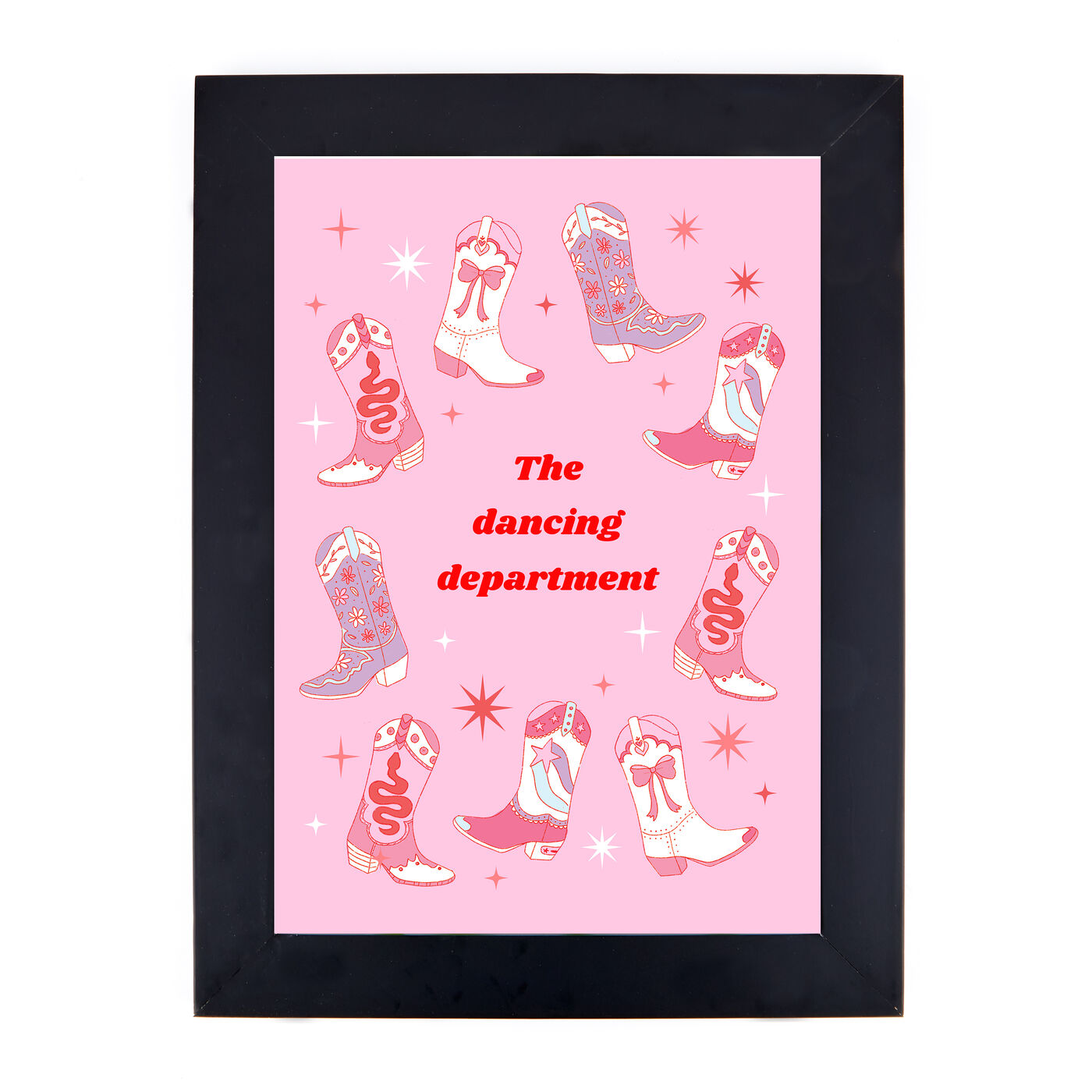 Buy Personalised Print - Western Disco Cowboy boots for GBP 19.99 ...