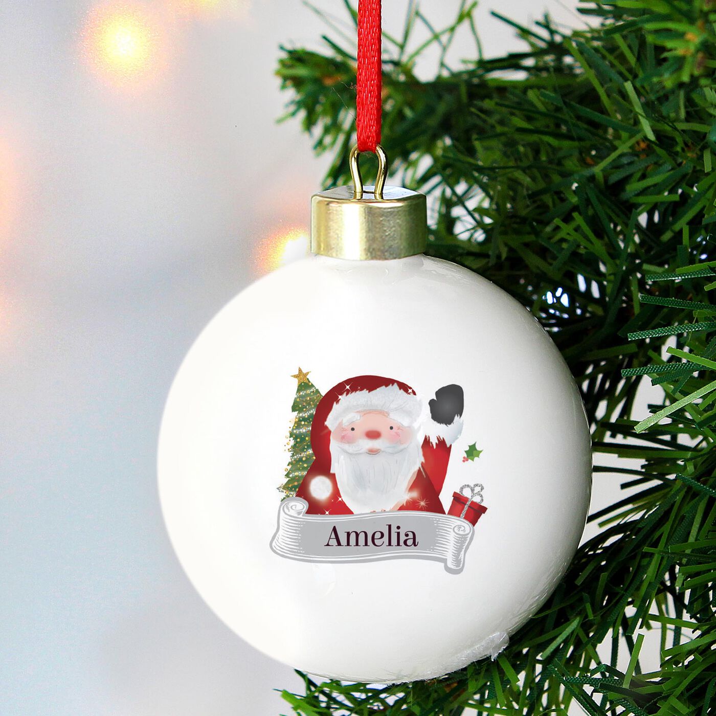 Buy Personalised Santa Claus Bauble for GBP 10.99 | Card Factory UK