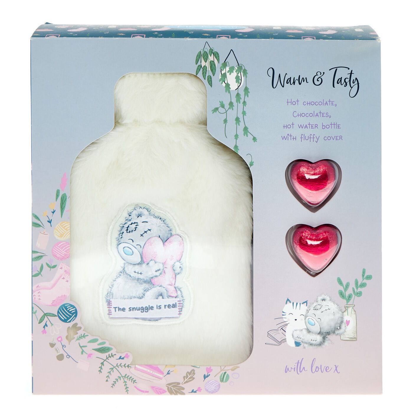 Buy Me To You Tatty Teddy Hot Water Bottle & Chocolate Gift Set for GBP ...