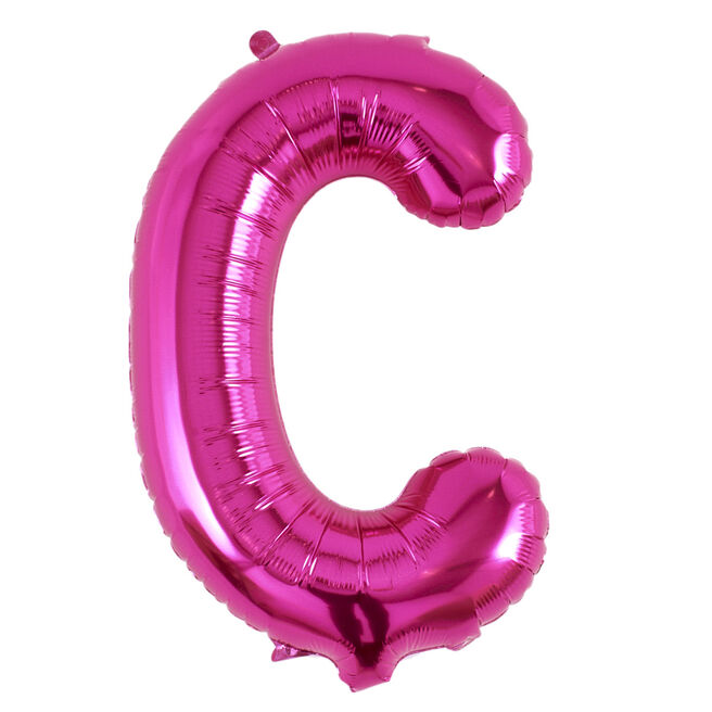 Letter Balloons, Large Gold, Silver & Pink Foil Alphabet Name Balloons ...