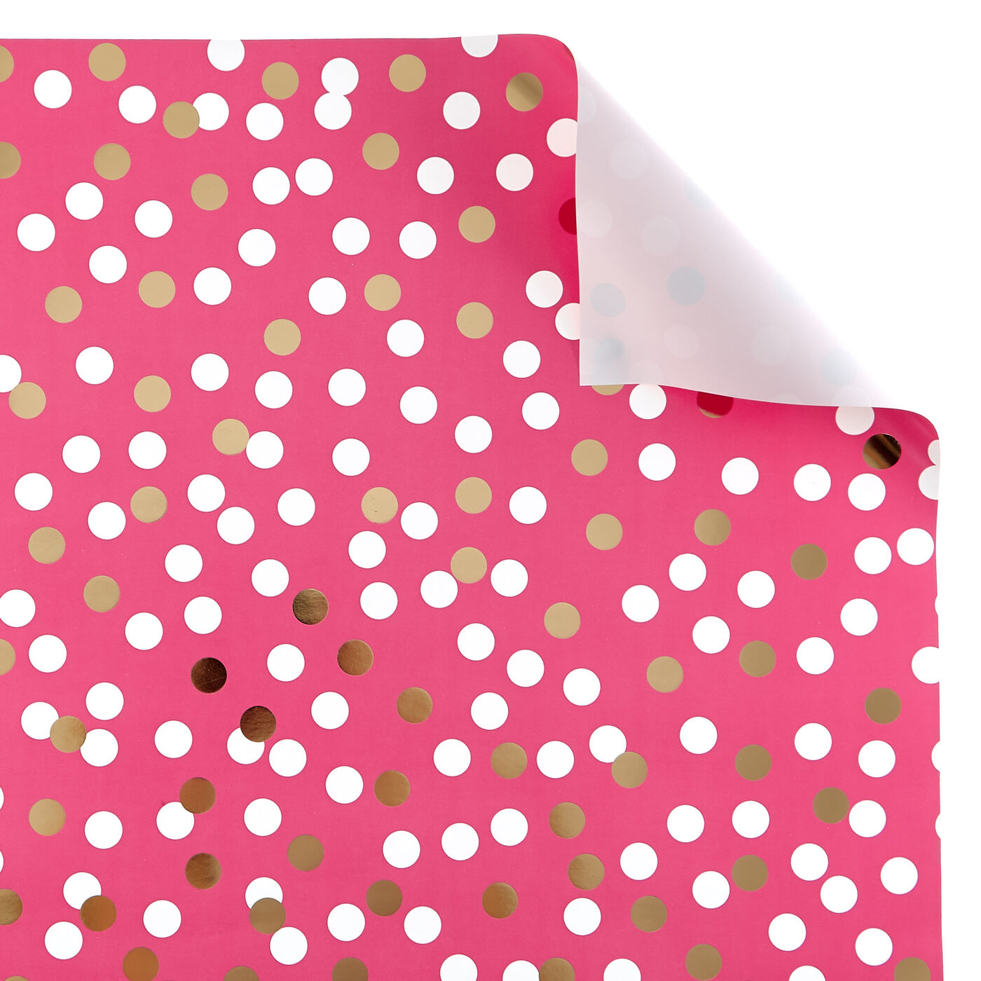 Buy Pink Spotty Wrapping Paper - 1 Sheet for GBP 0.59 | Card Factory UK