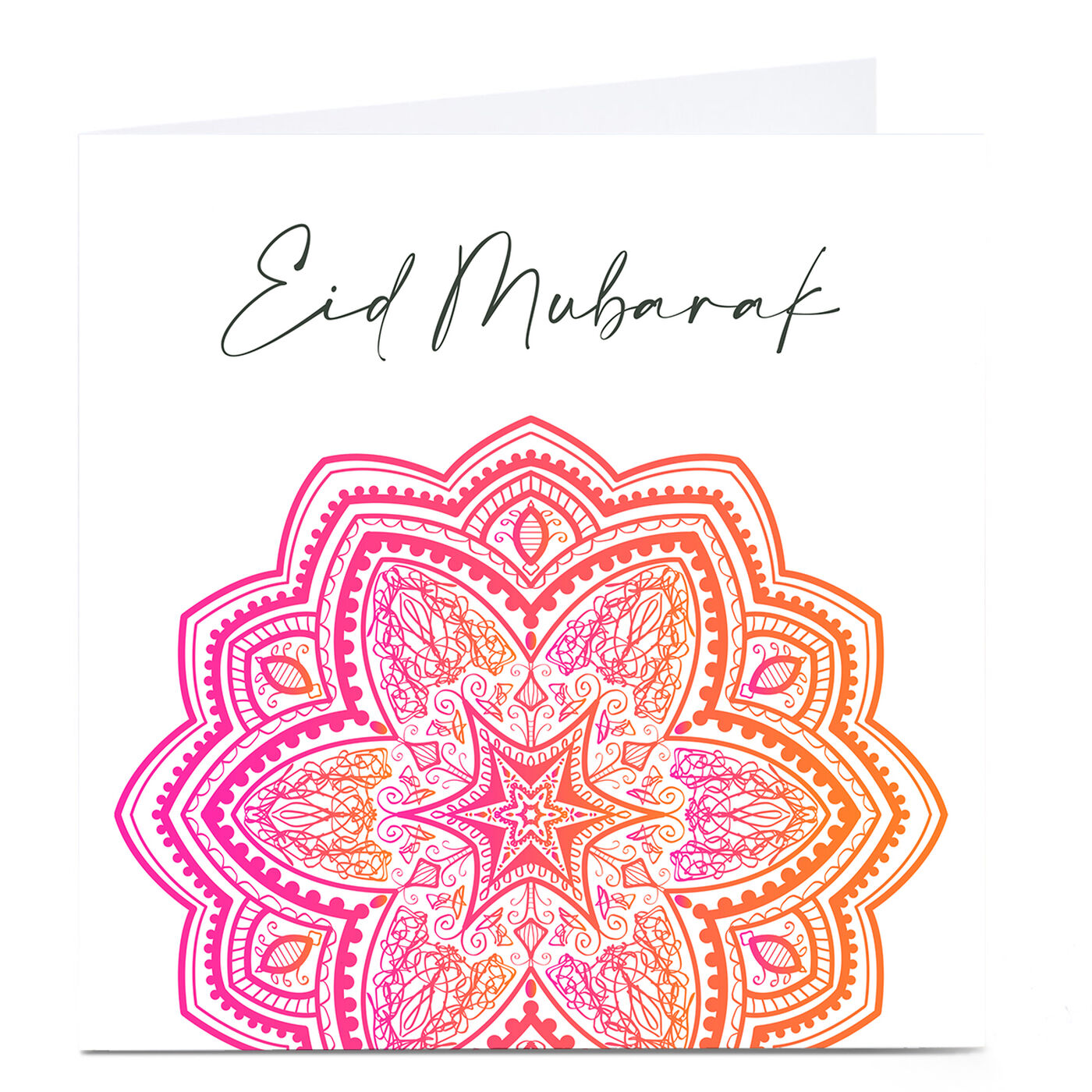 Buy Personalised Roshah Designs Eid Card - Eid Mubarak Pink for GBP 2. ...