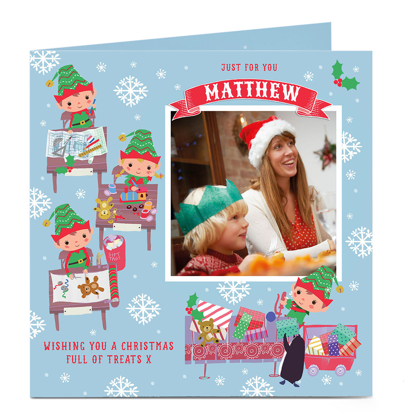 Buy Photo Christmas Card - Santa's Elves for GBP 2.99 | Card Factory UK
