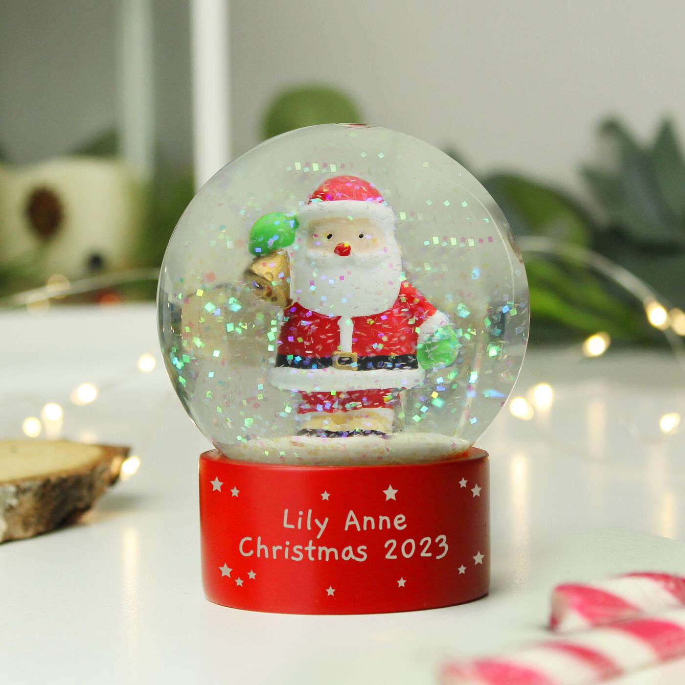 Buy Personalised Santa Snow Globe for GBP 14.99 | Card Factory UK