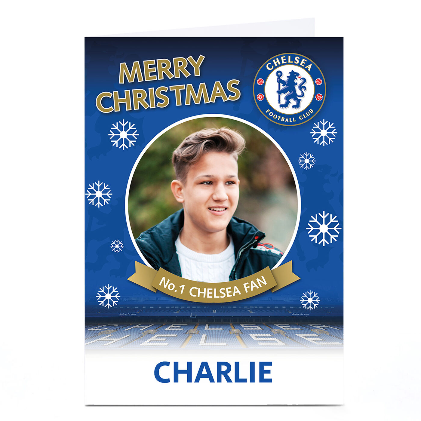 Buy Photo Chelsea FC Christmas Card for GBP 2.99 | Card Factory UK