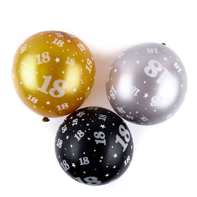 18th Birthday Balloons, 18th Helium Balloons & Balloon Bouquets ...