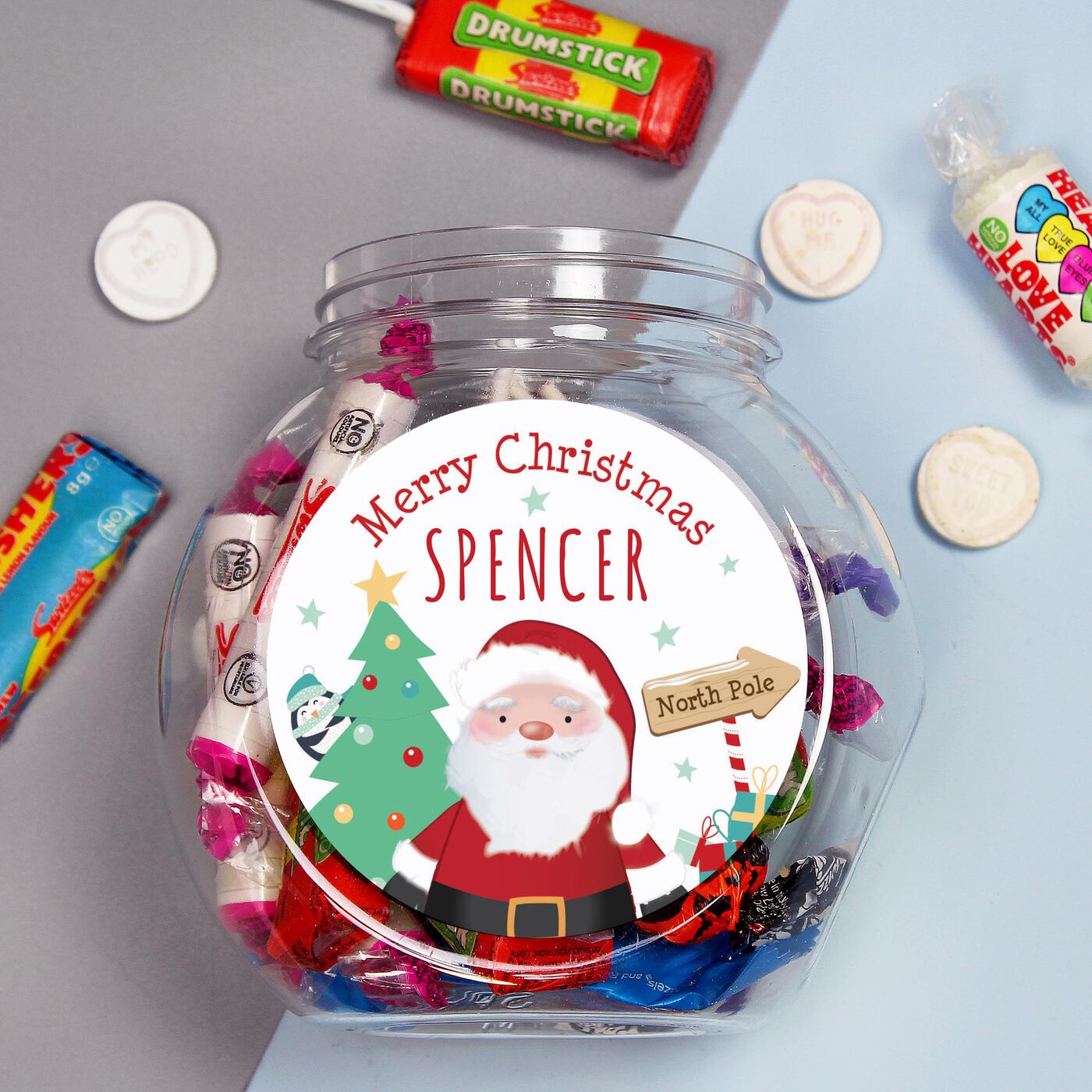 Buy Personalised Santa Sweet Jar for GBP 9.99 | Card Factory UK