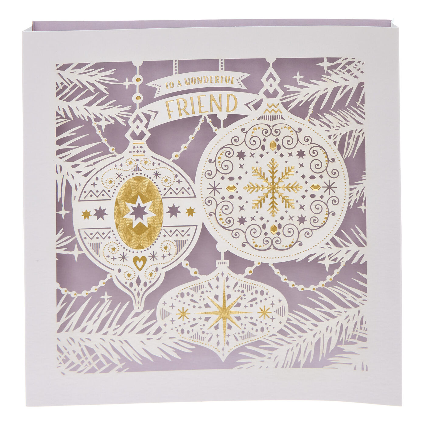 Buy Exquisite Friend Baubles 3D Christmas Card for GBP 2.49 | Card ...