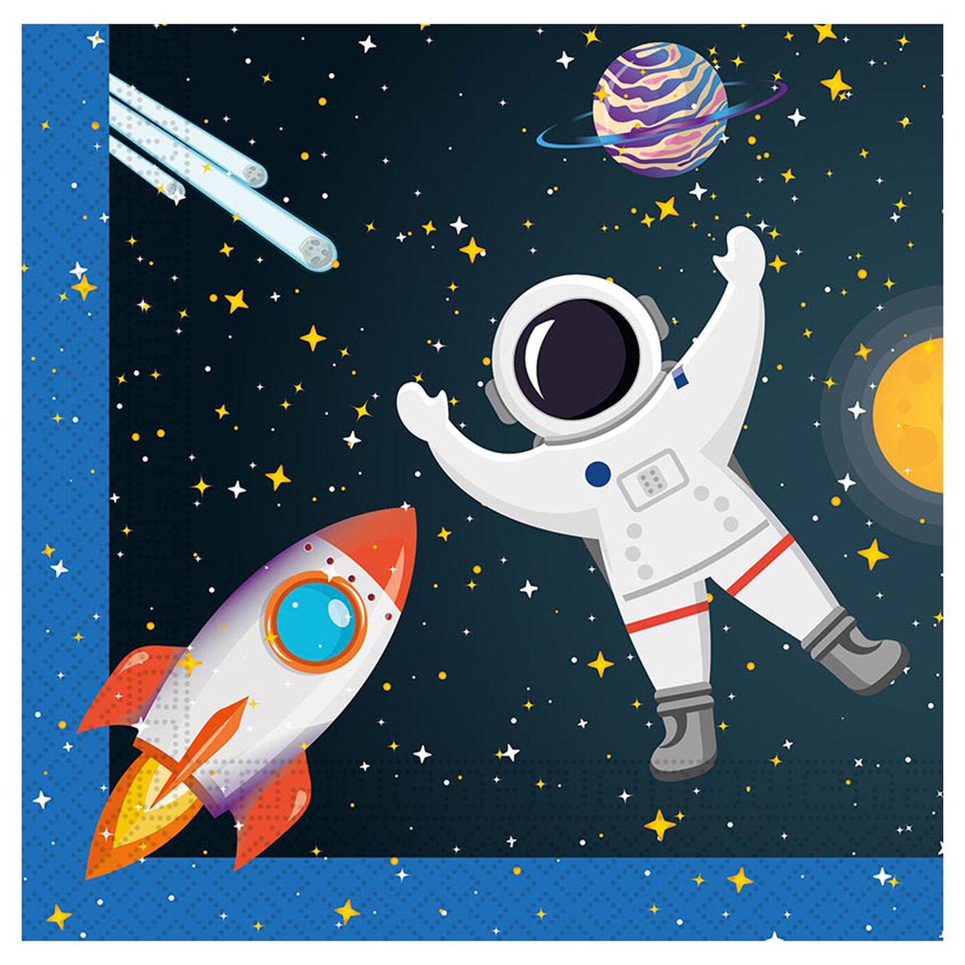 Buy Rocket Space Party Tableware & Decorations Bundle - 16 Guests for ...