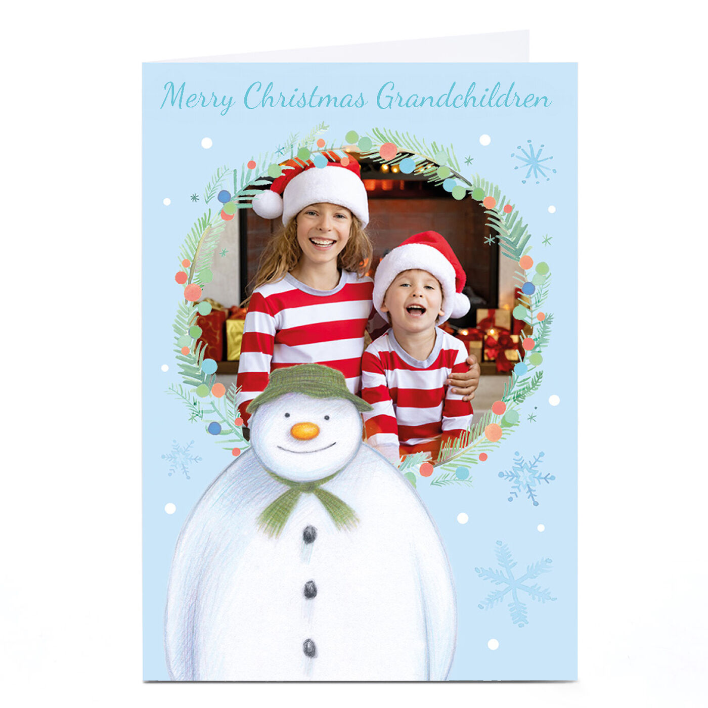Buy Photo The Snowman Christmas Card - Merry Christmas, Grandchildren ...