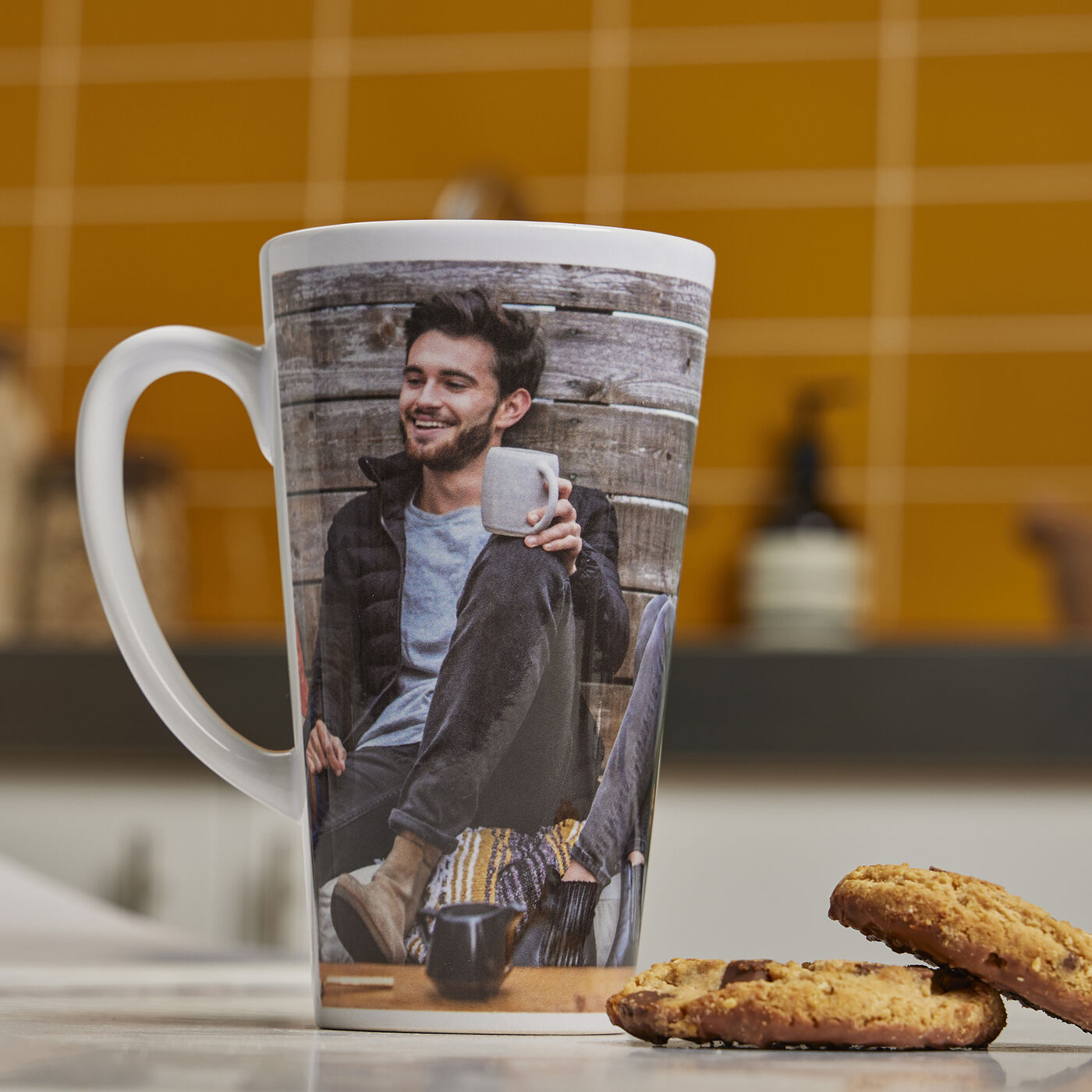 Buy Personalised 17oz Photo Latte Mug for GBP 14.49 | Card Factory UK