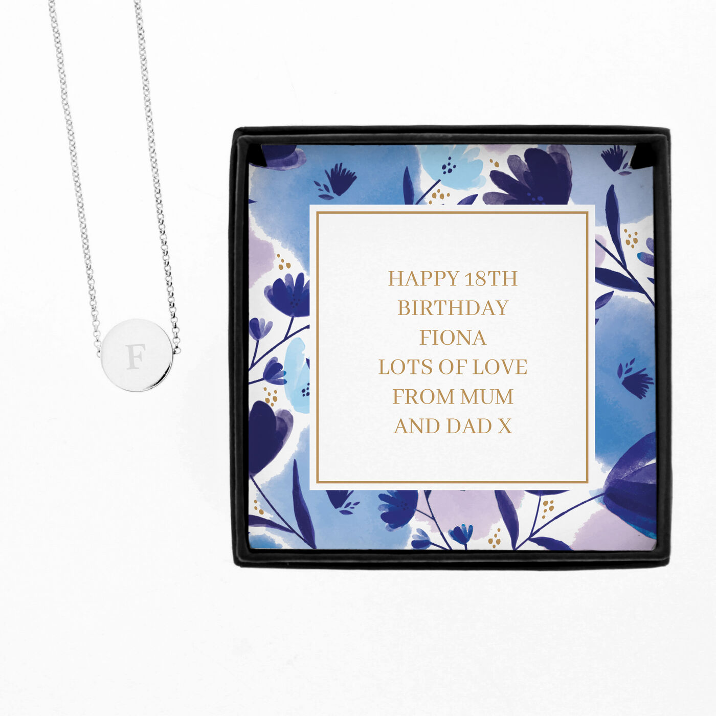 Buy Personalised Initial Necklace in a Presentation Box for GBP 20.49 ...