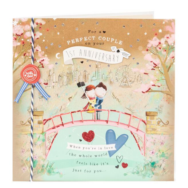1st Anniversary Cards - First Wedding Anniversay Cards for Husband ...