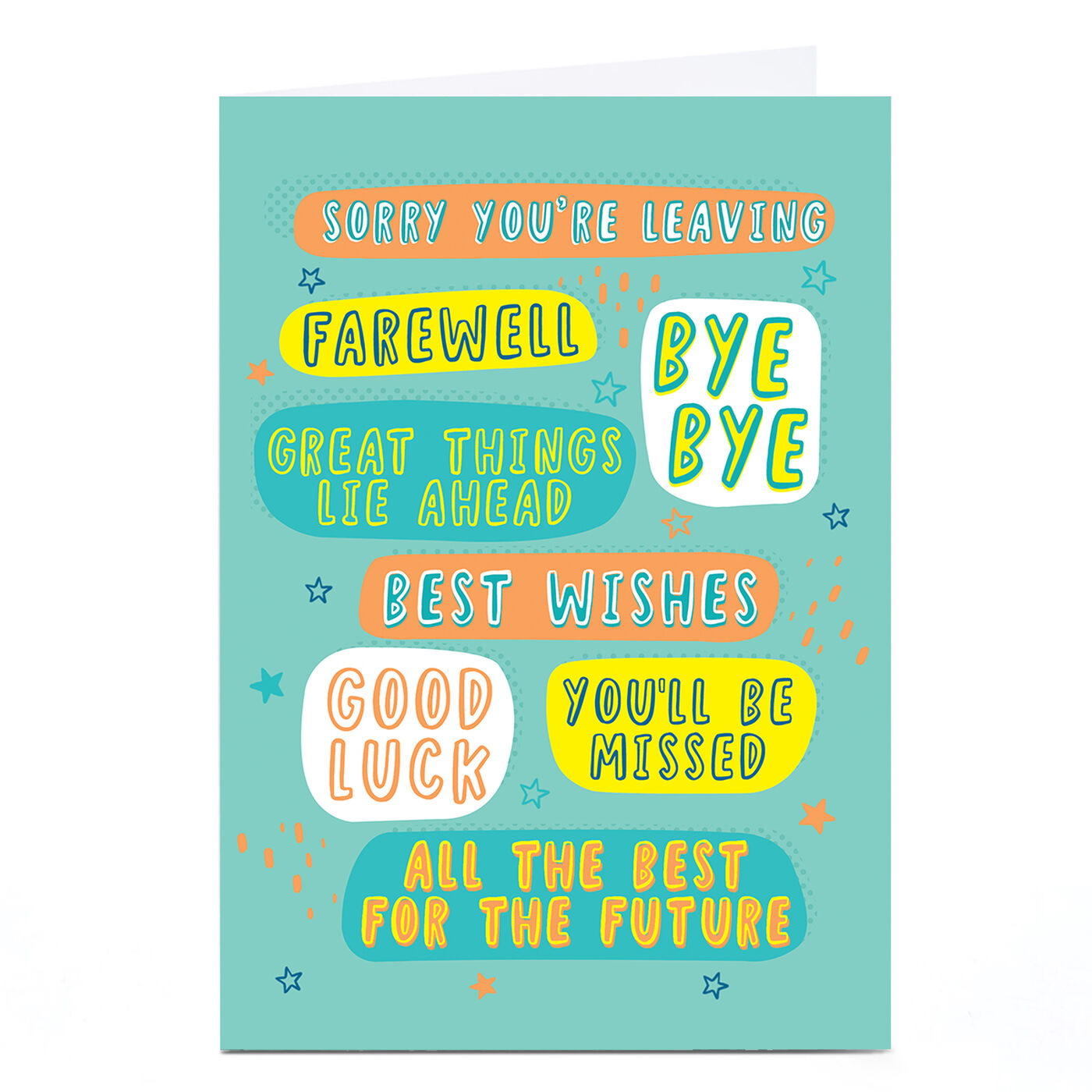 Buy Personalised Leaving Card - Farewell Quotes for GBP 1.99 | Card ...