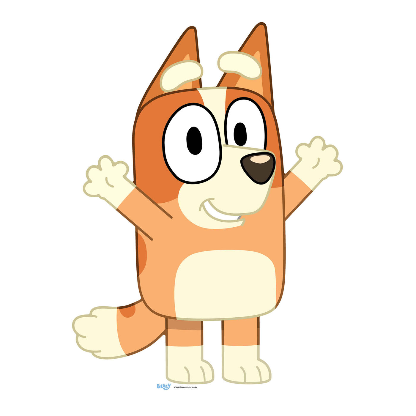 Buy Small Bluey Bingo Cardboard Cutout for GBP 22.99 | Card Factory UK