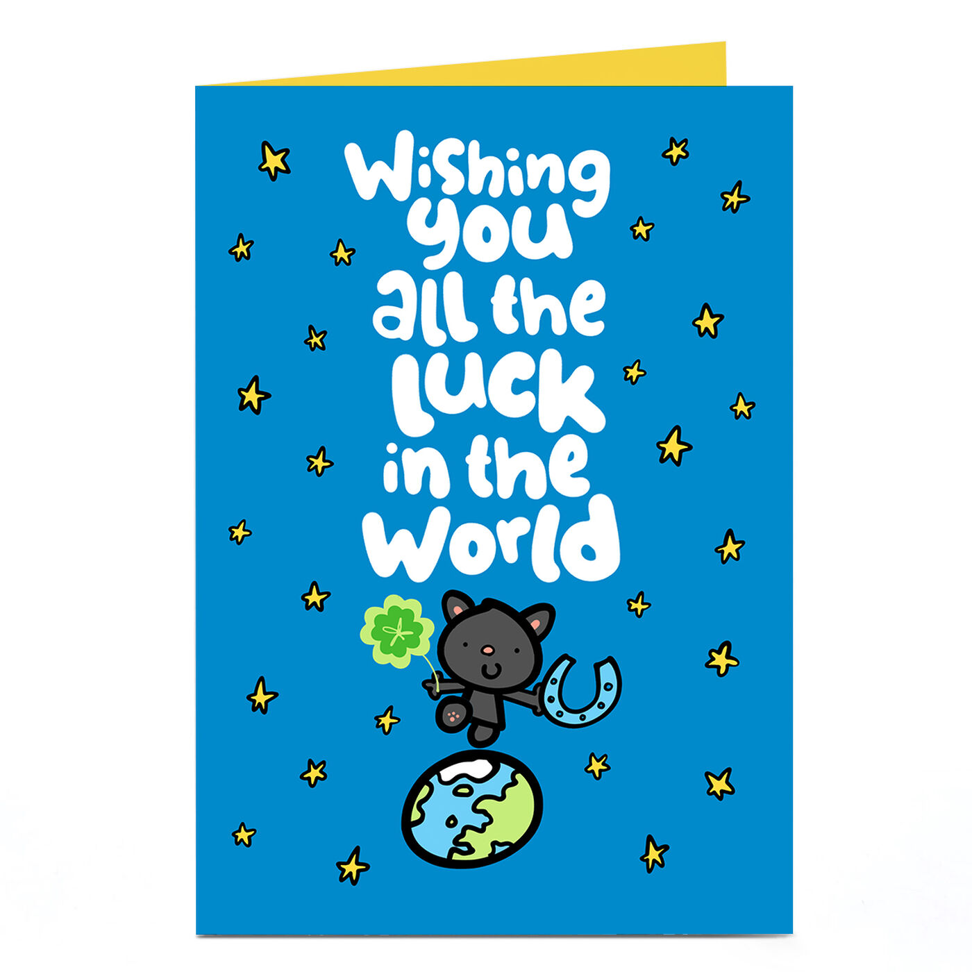 Buy Personalised Fruitloops Good Luck Card - Black Cat for GBP 2.49 ...
