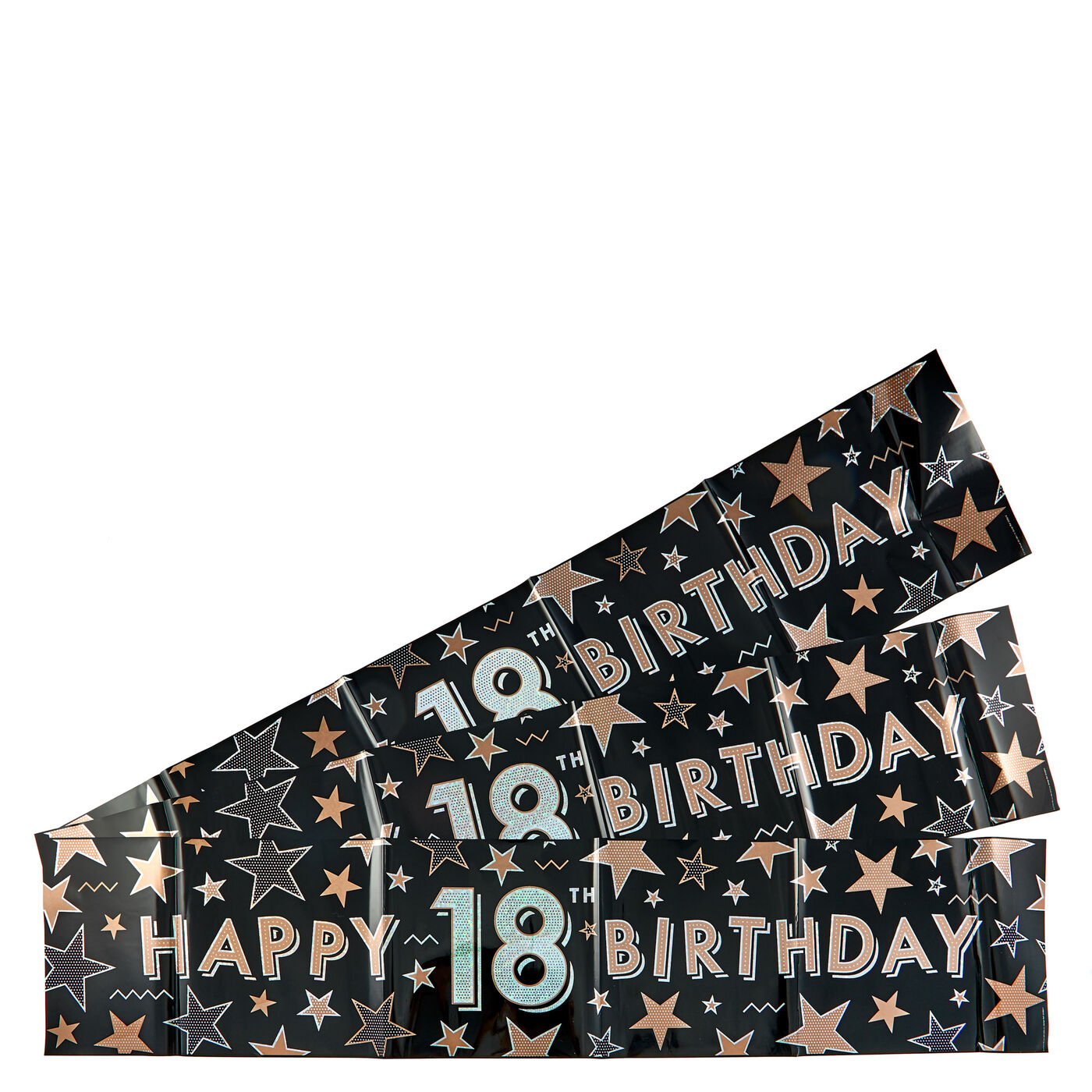 Buy Holographic 18th Birthday Party Banners - Pack Of 3 for GBP 0.99 ...