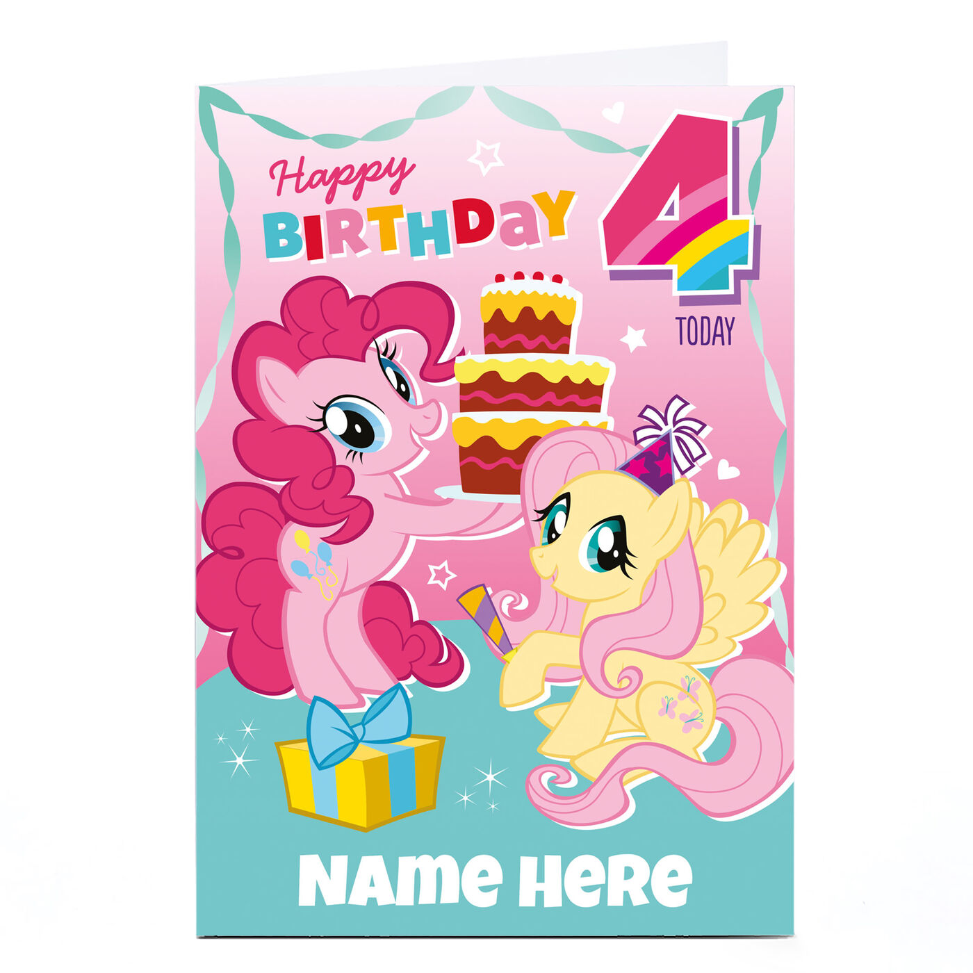 Buy Personalised My Little Pony Card - 4 Today for GBP 2.29 | Card ...