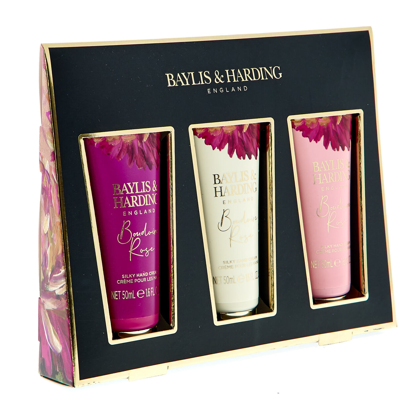 Buy Baylis & Harding Boudoire Rose Hand Cream Trio for GBP 6.99 | Card ...