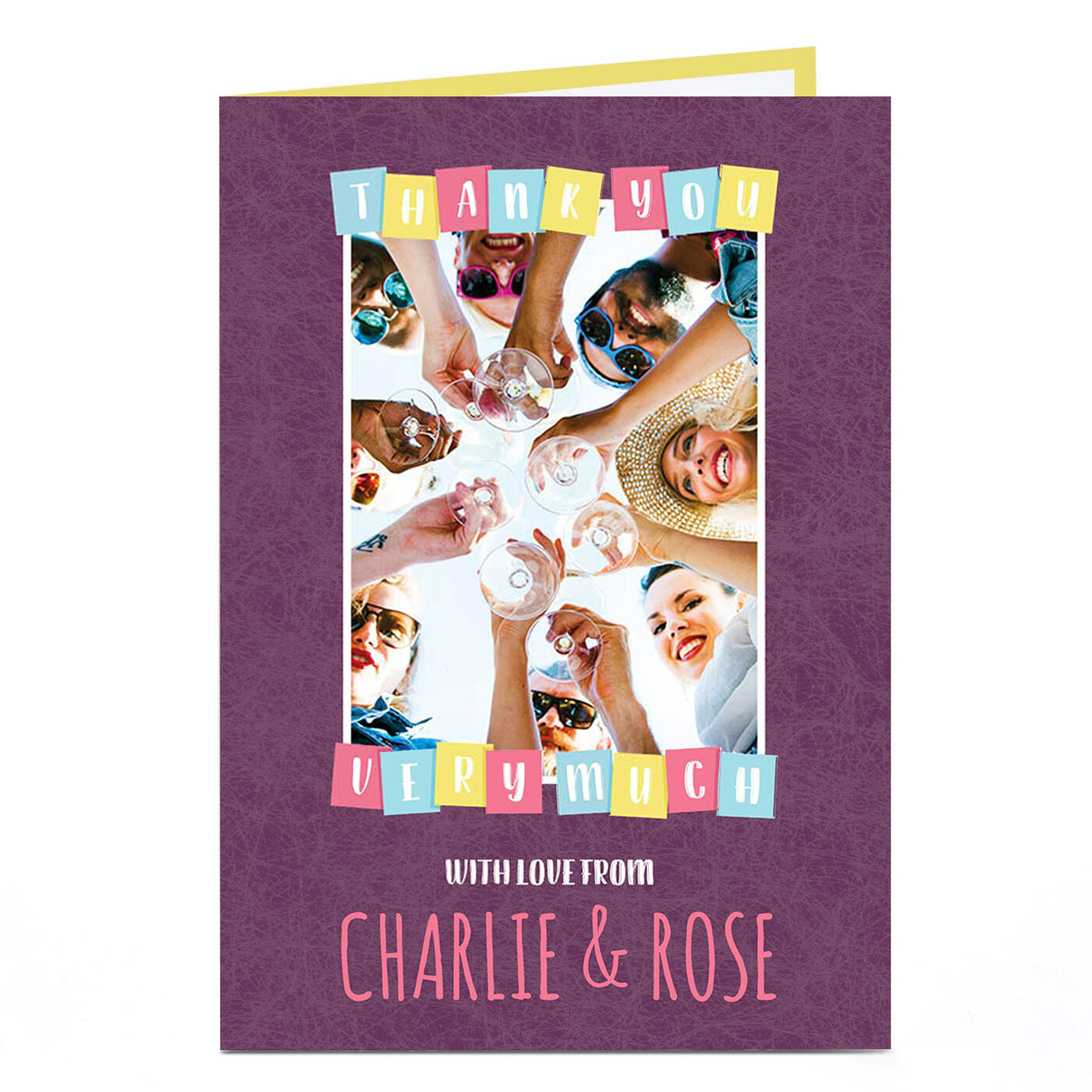 Buy Photo Thank You Card - Thank You Very Much for GBP 2.99 | Card ...