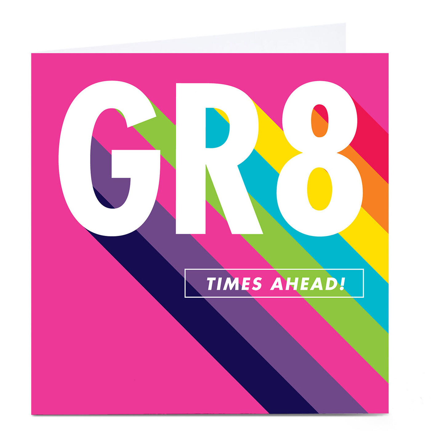 Buy Personalised Hello Munki Card - GR8 Times Ahead for GBP 3.29 | Card ...