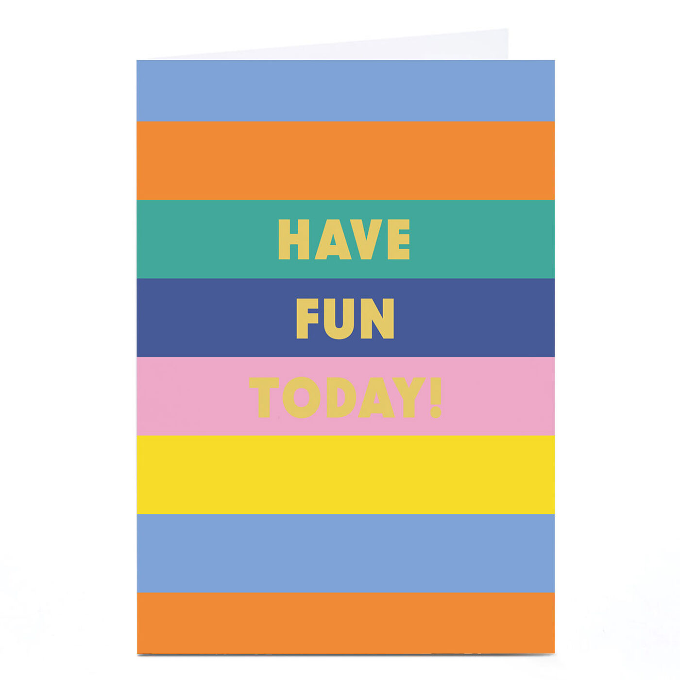 Buy Personalised Birthday Card - Have Fun Today Stripes for GBP 1.99 ...