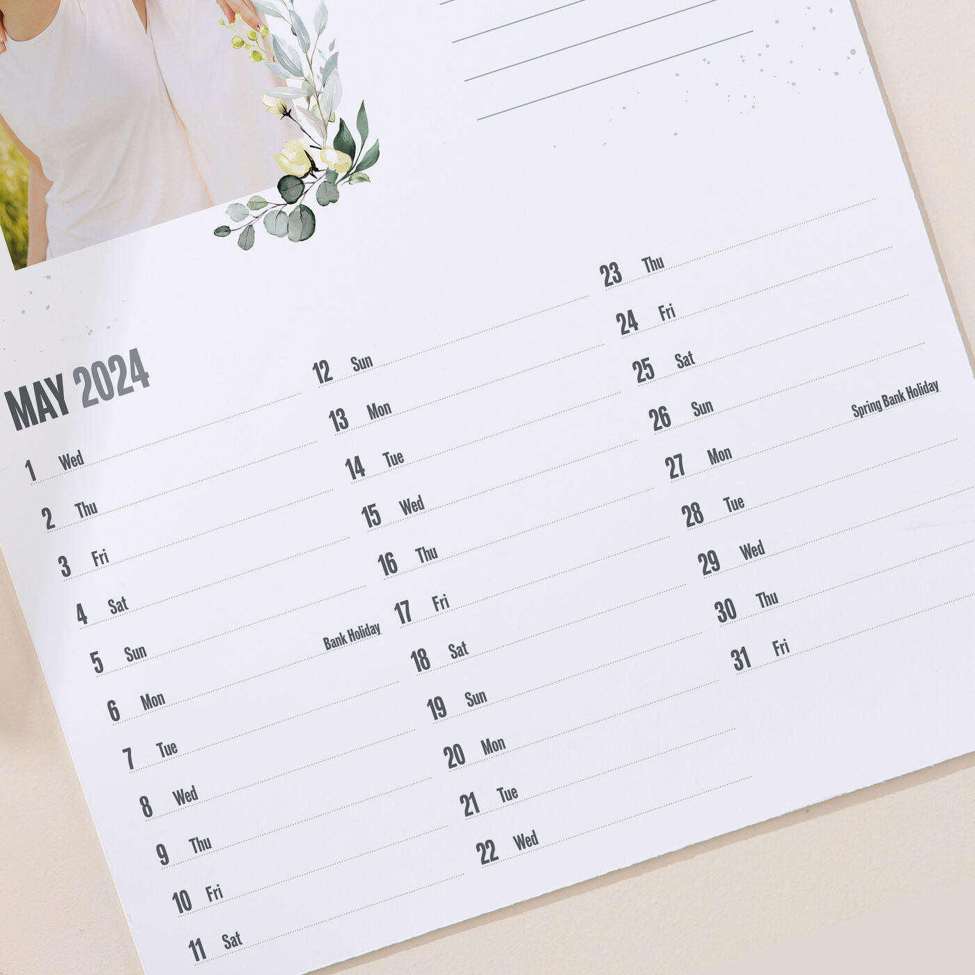 Buy Photo Upload Make A Note Calendar for GBP 15.99 | Card Factory UK