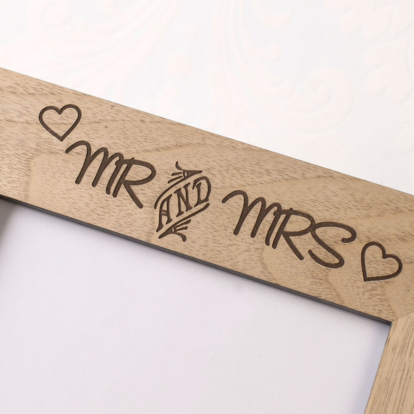 Buy Personalised Engraved Wooden Photo Frame - Mr And Mrs for GBP 15.99 ...
