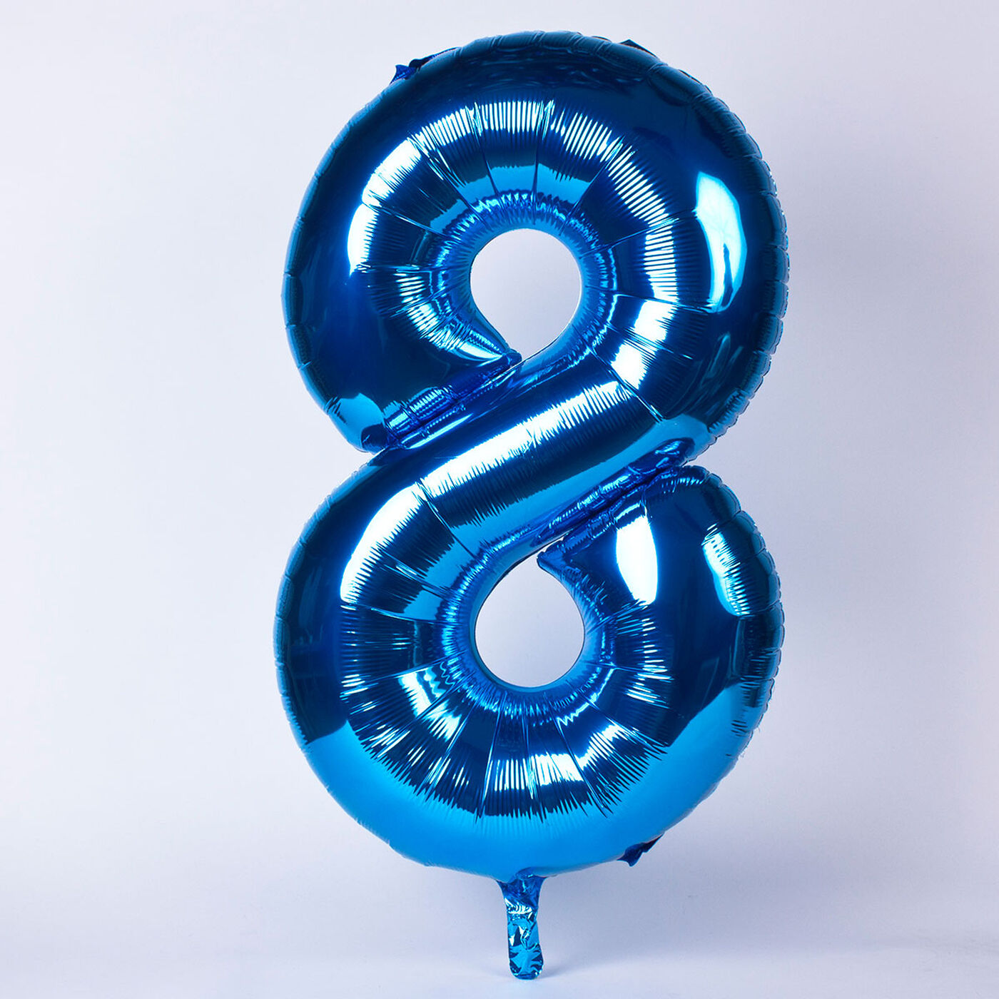 Buy Blue Number 8 Giant Foil Helium Balloon INFLATED for GBP 14.99 ...