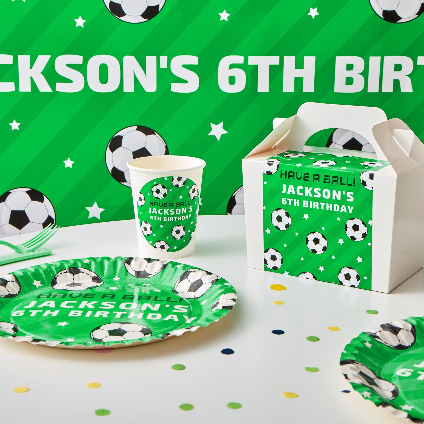 Buy Football Personalised Party Box for GBP 2.00 | Card Factory UK