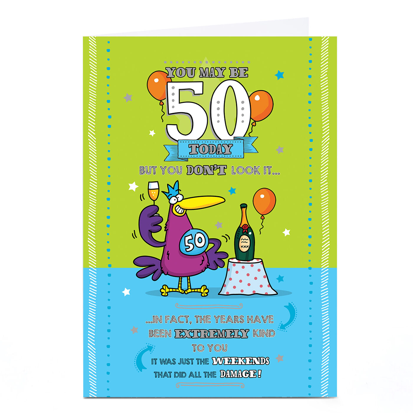 Buy 50th Birthday Card - The Years Have Been Kind for GBP 1.99 | Card ...