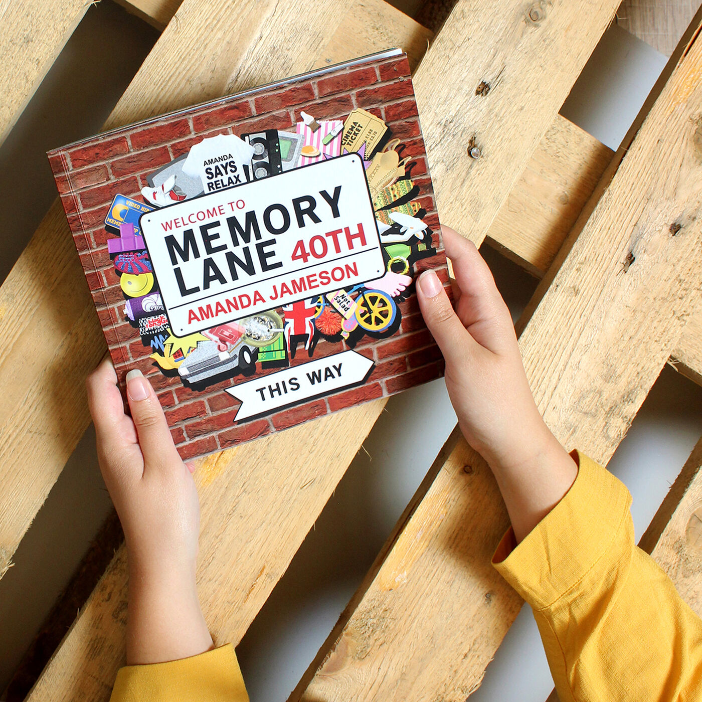 Buy Personalised Book - Memory Lane 40th Birthday for GBP 22.99 | Card ...