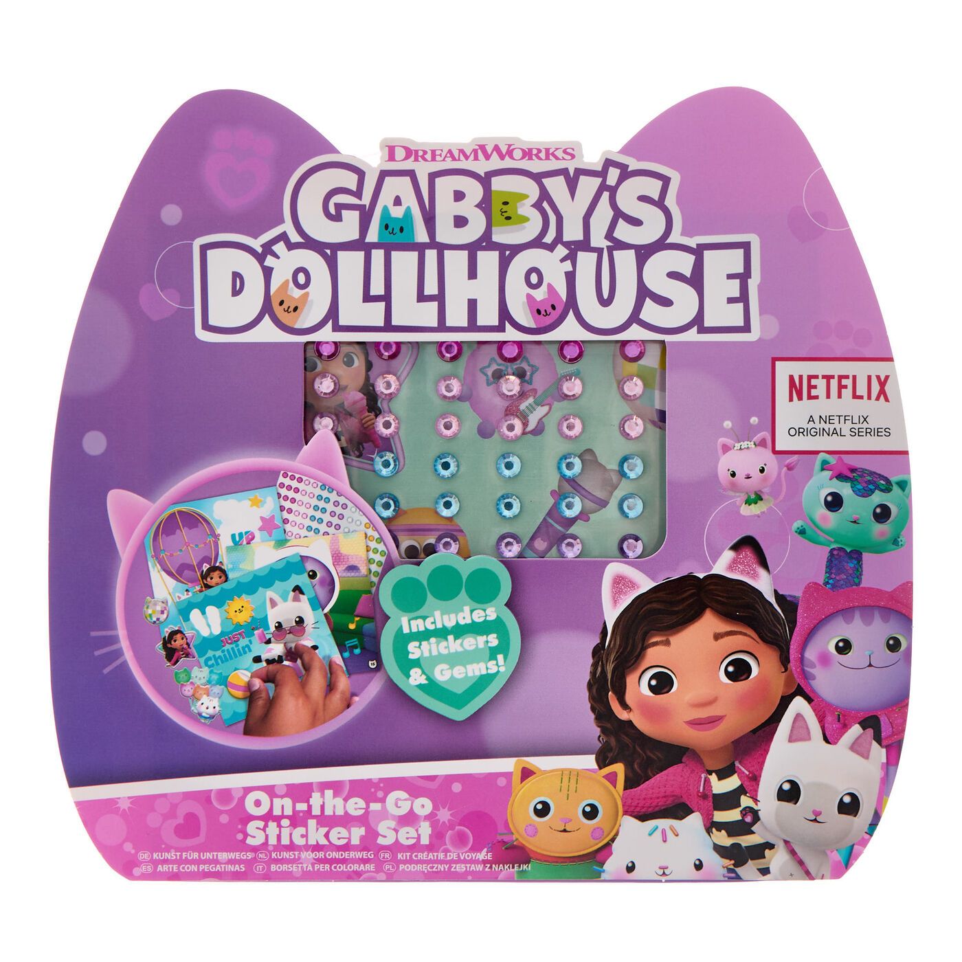 Buy Gabby's Dollhouse On-The-Go Sticker Set for GBP 2.99 | Card Factory UK