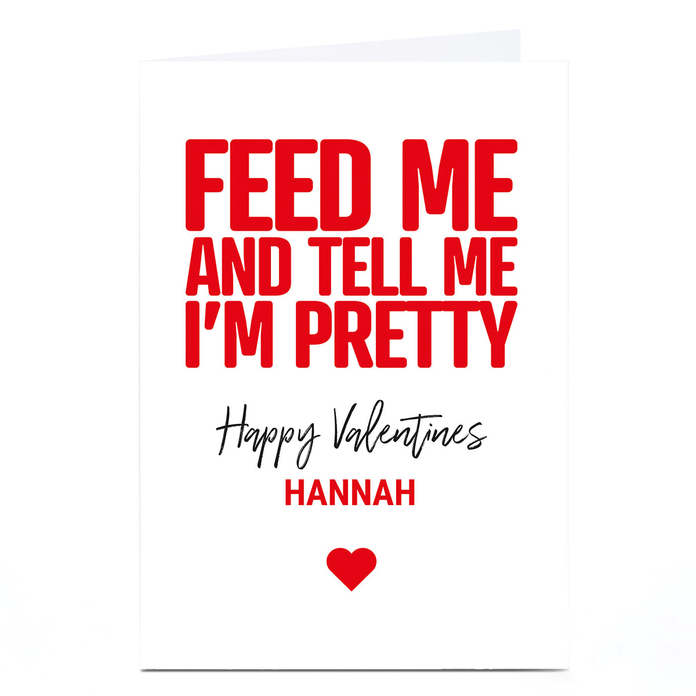 Buy Personalised Punk Valentine's Day Card - Feed Me for GBP 2.29 ...