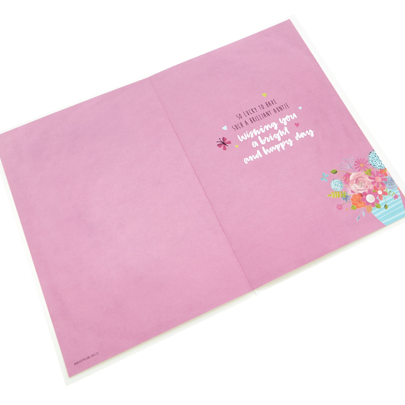 Buy Birthday Card Auntie Bunch Of Flowers For Gbp 0 89 Card Factory Uk