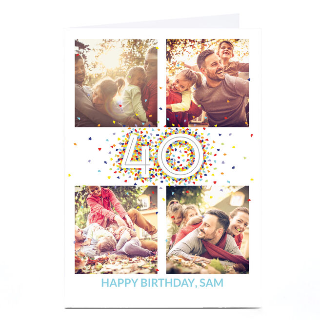 40th Birthday Cards, Personalised Funny 40th Cards: Daughter, Son, Him ...