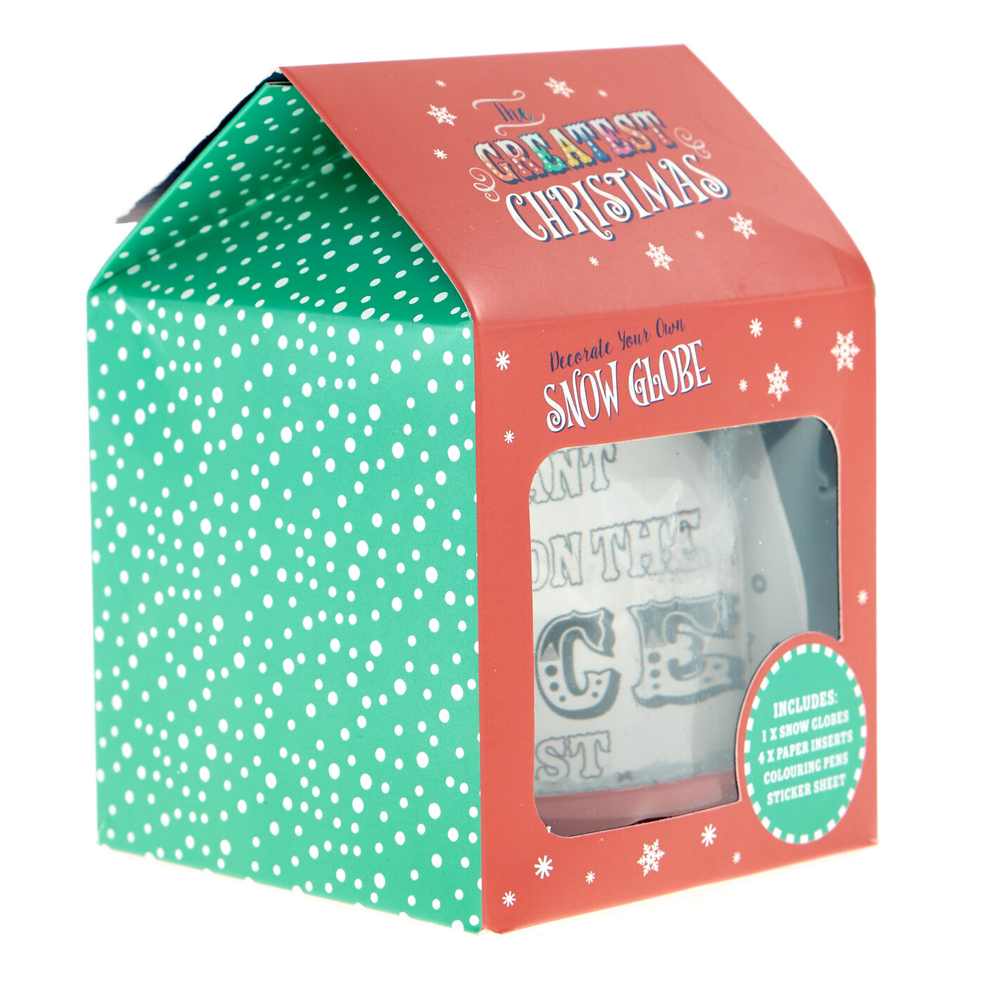 Buy Decorate Your Own Snow Globe for GBP 2.49 | Card Factory UK