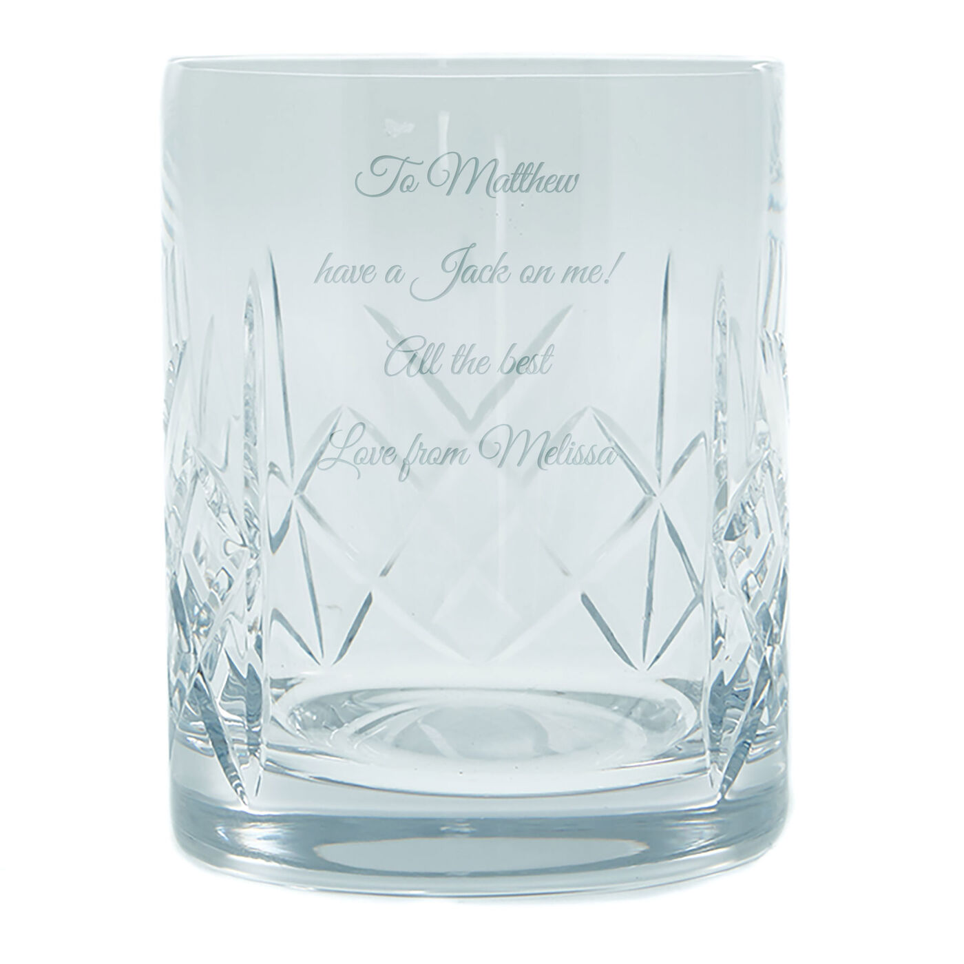 Buy Personalised Engraved Crystal Tumbler for GBP 22.99 | Card Factory UK
