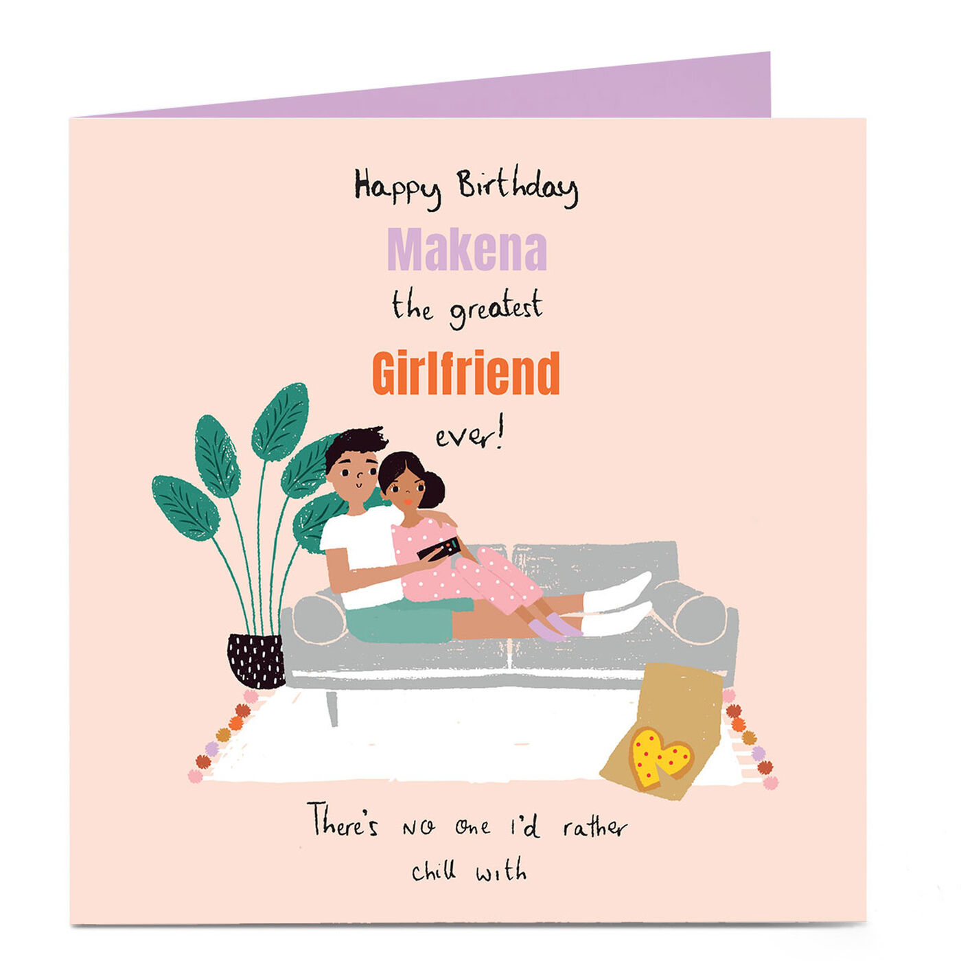Buy Personalised Birthday Card - Greatest Girlfriend Ever! for GBP 2.99 ...