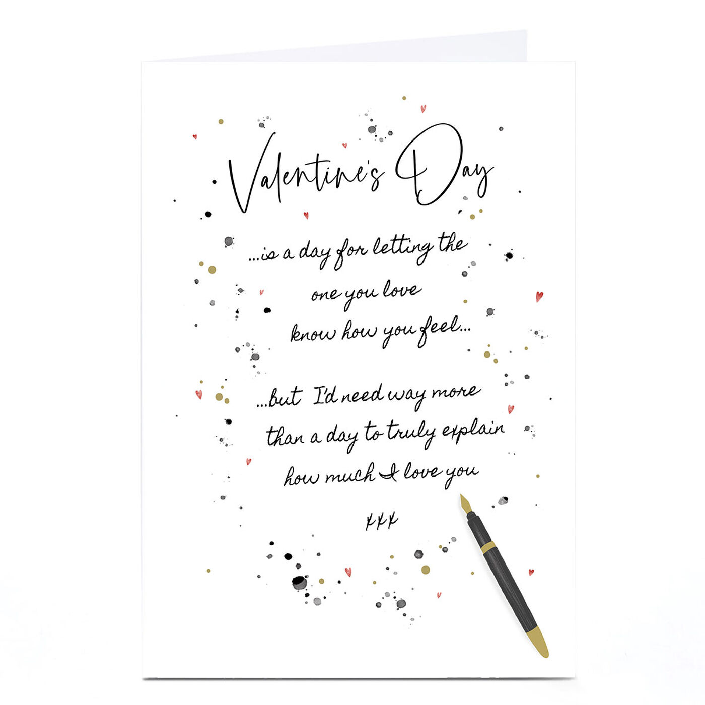 Buy Personalised Valentine's Day Card - Love Letter for GBP 1.99 | Card ...