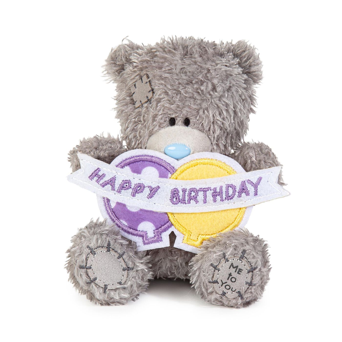 Buy Me to You Tatty Teddy Happy Birthday Bear With Felt Balloons for GBP 5.99 | Card Factory UK