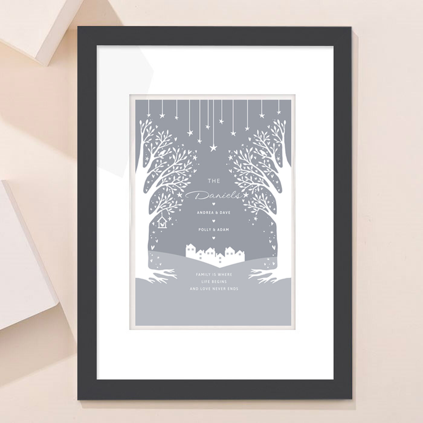 Buy Personalised Family Portrait Print for GBP 19.99 | Card Factory UK