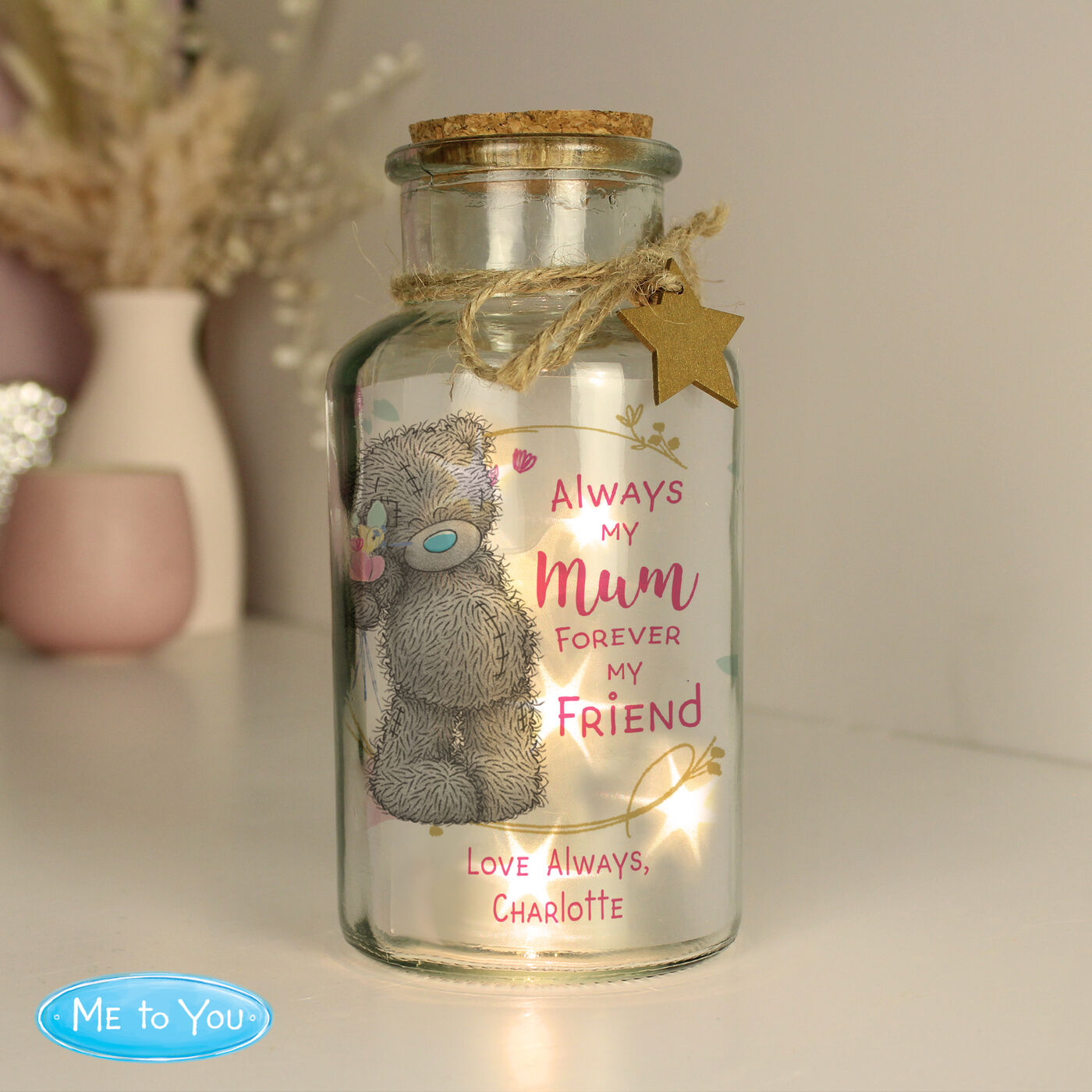 Buy Personalised Me To You Forever My Friend LED Glass Jar for GBP 18. ...